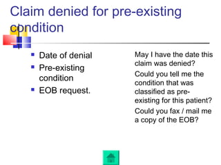 Ar scenarios with all the points to be verified and asked | PPT