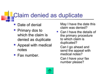 Ar scenarios with all the points to be verified and asked | PPT