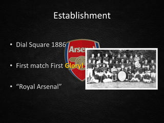 Arsenal fc presentation | PPTX