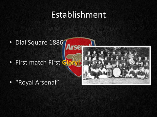 Arsenal fc presentation | PPTX | Soccer | Sports