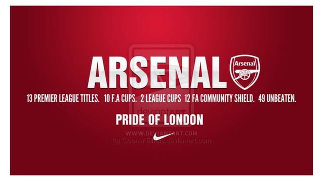 Arsenal FC ppt | PPTX | Soccer | Sports