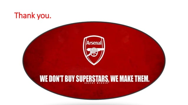 Arsenal FC ppt | PPTX | Soccer | Sports