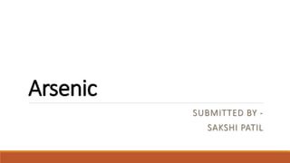 Arsenic.pptx