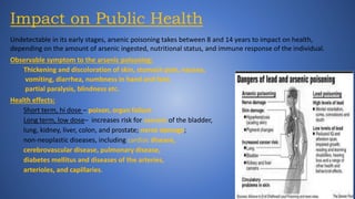 Arsenic a natural threat | PPT