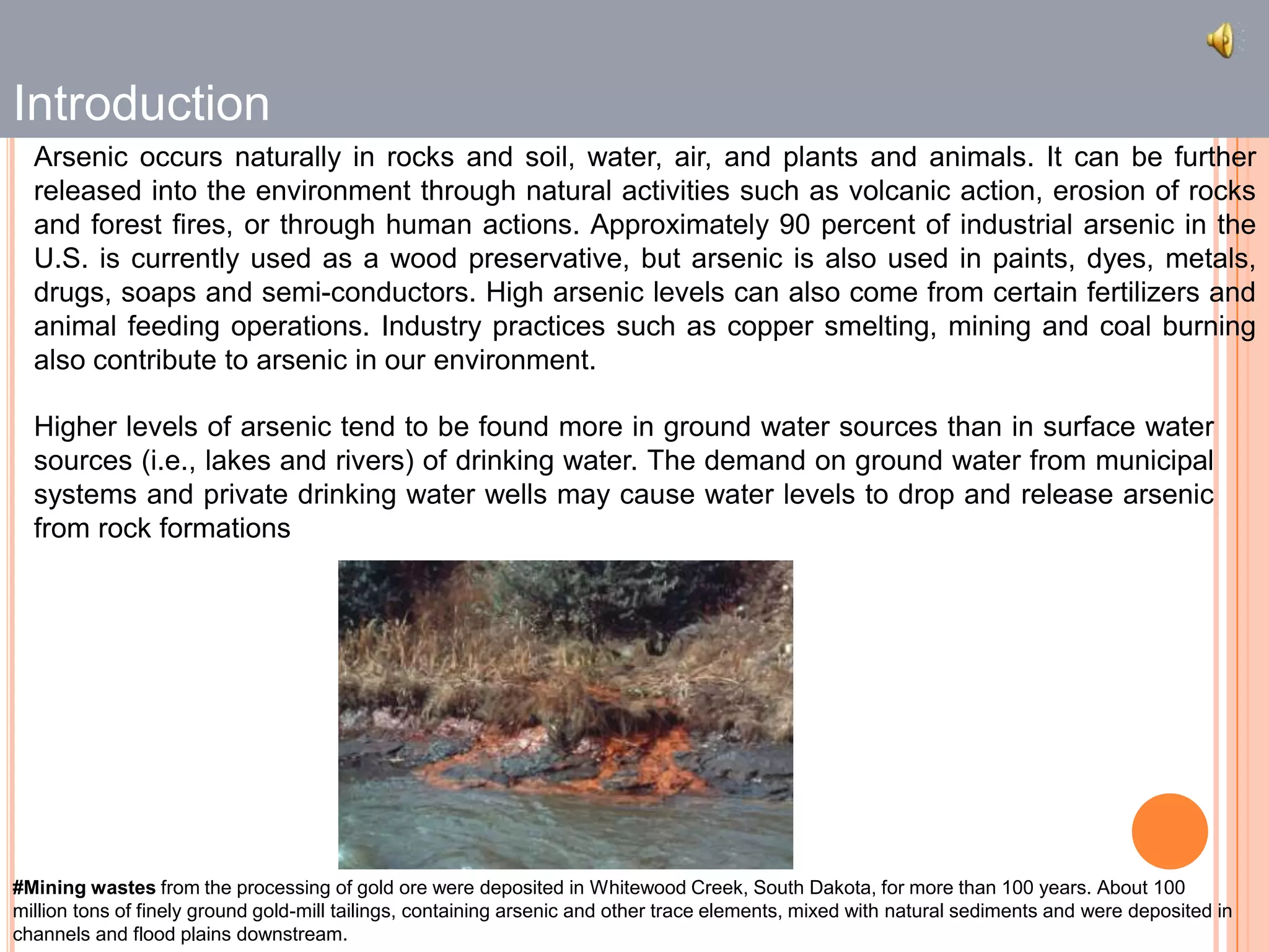 Arsenic in water[1] | PPTX