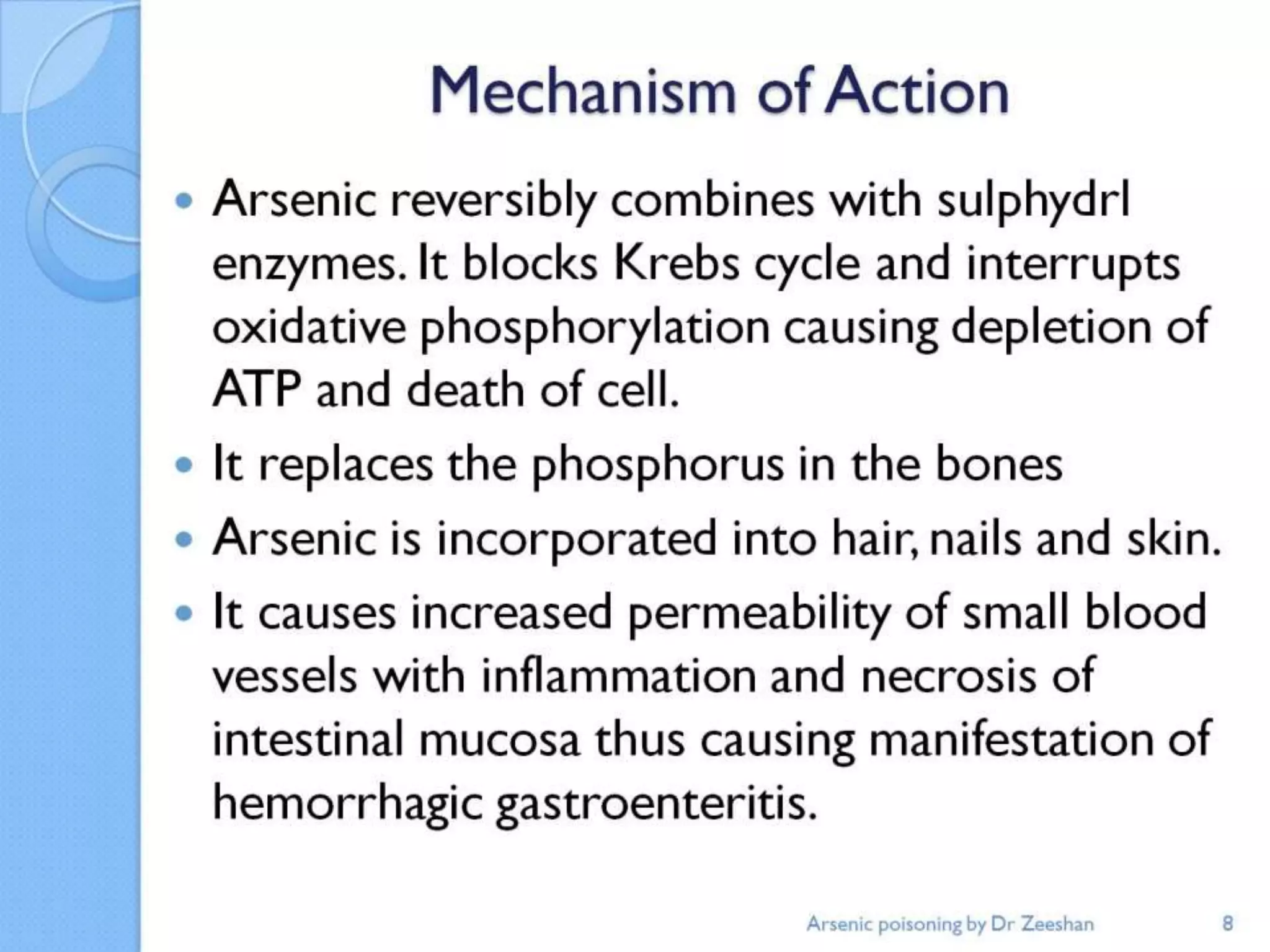 Arsenic / Sankiya / Rodenticide (irritant) poisoning / toxicity | PPT