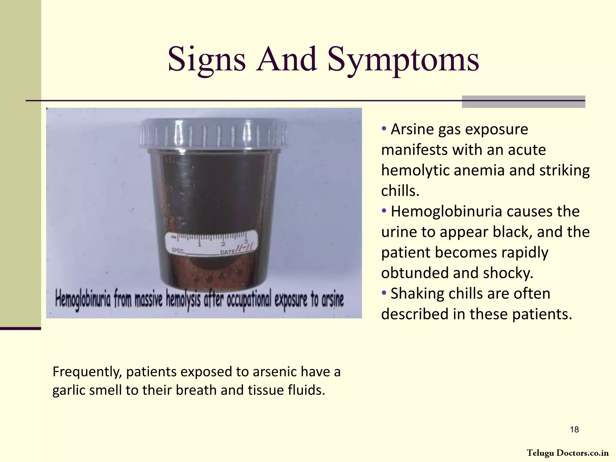 Arsenic poisoning | PPTX