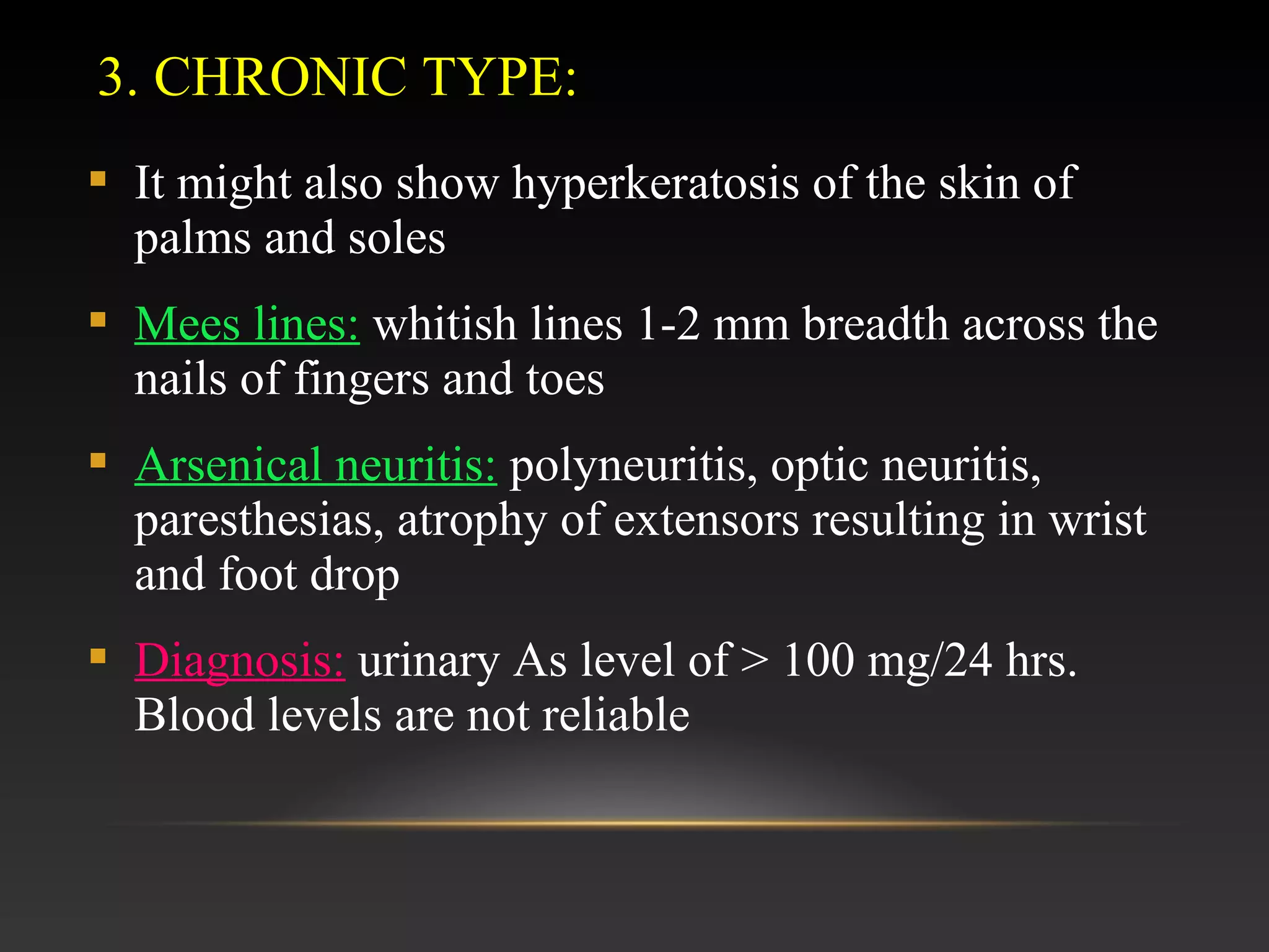 Arsenic poisoning | PPT