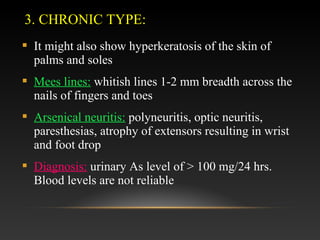 Arsenic poisoning | PPT