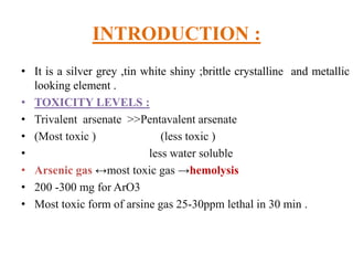 Arsenic poisoning | PPT