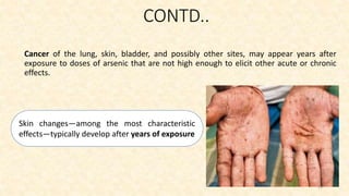 Arsenic Poisoning Skin
