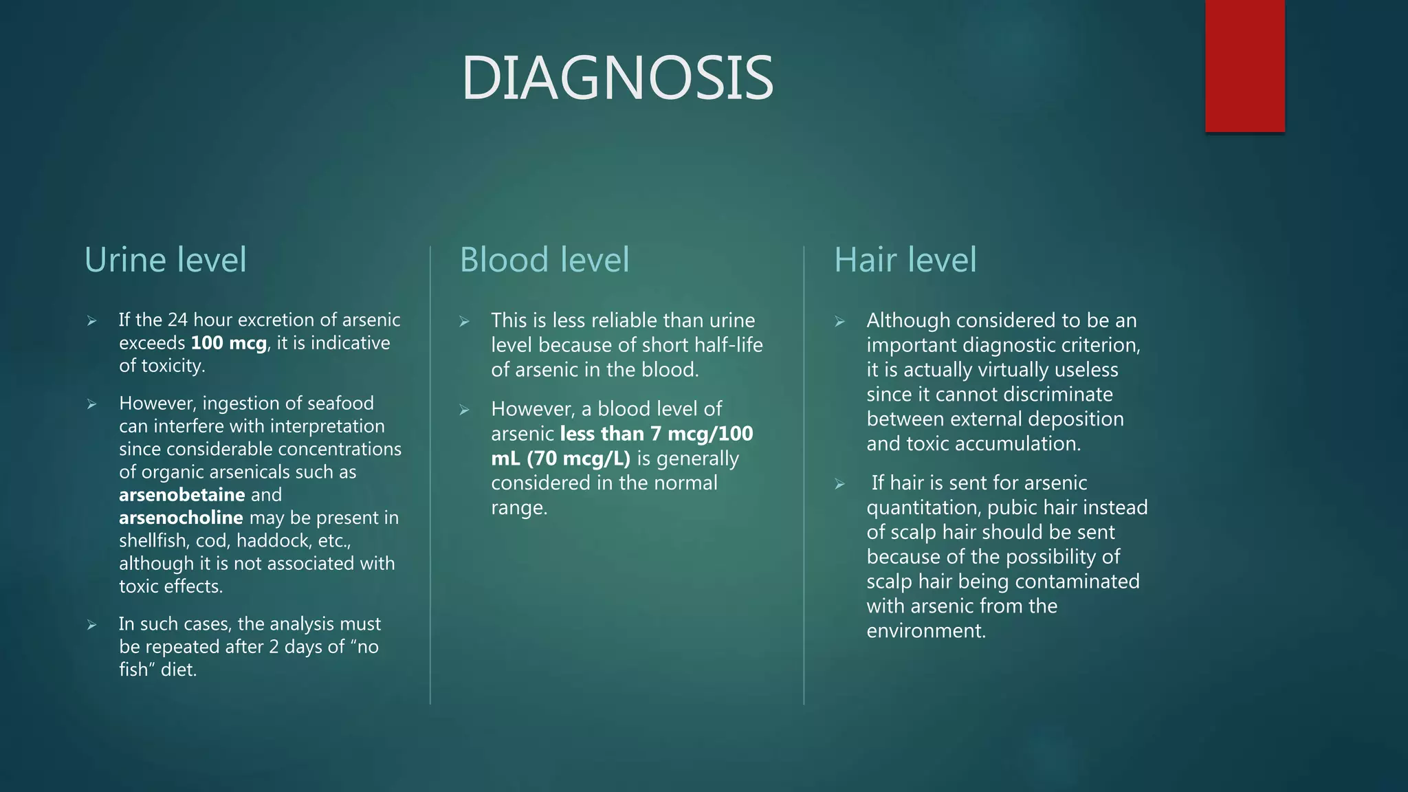 Arsenic poisoning - heavy metal poisoning - clinical toxicology | PPTX