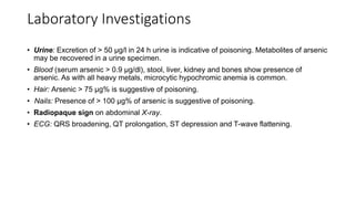 ARSENIC POISONING - A FORENSIC MEDICINE PRESENTATION | PPTX