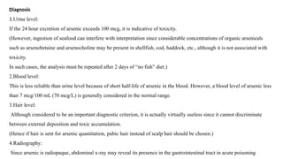arsenic poisoning powerpoint presentation | PPTX