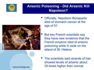 Arsenic Poisoning in Bihar - Problem and Mitigation | PPTX