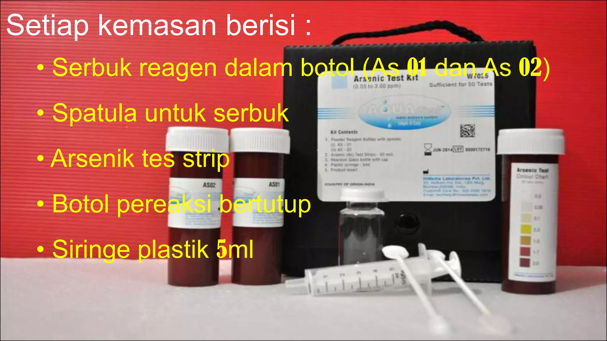 Arsenic test kit himedia | PPT