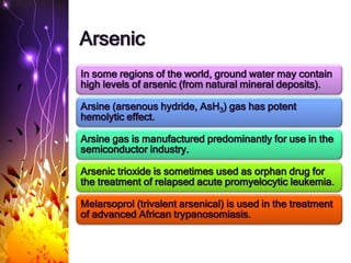 Arsenic toxicity | PPT