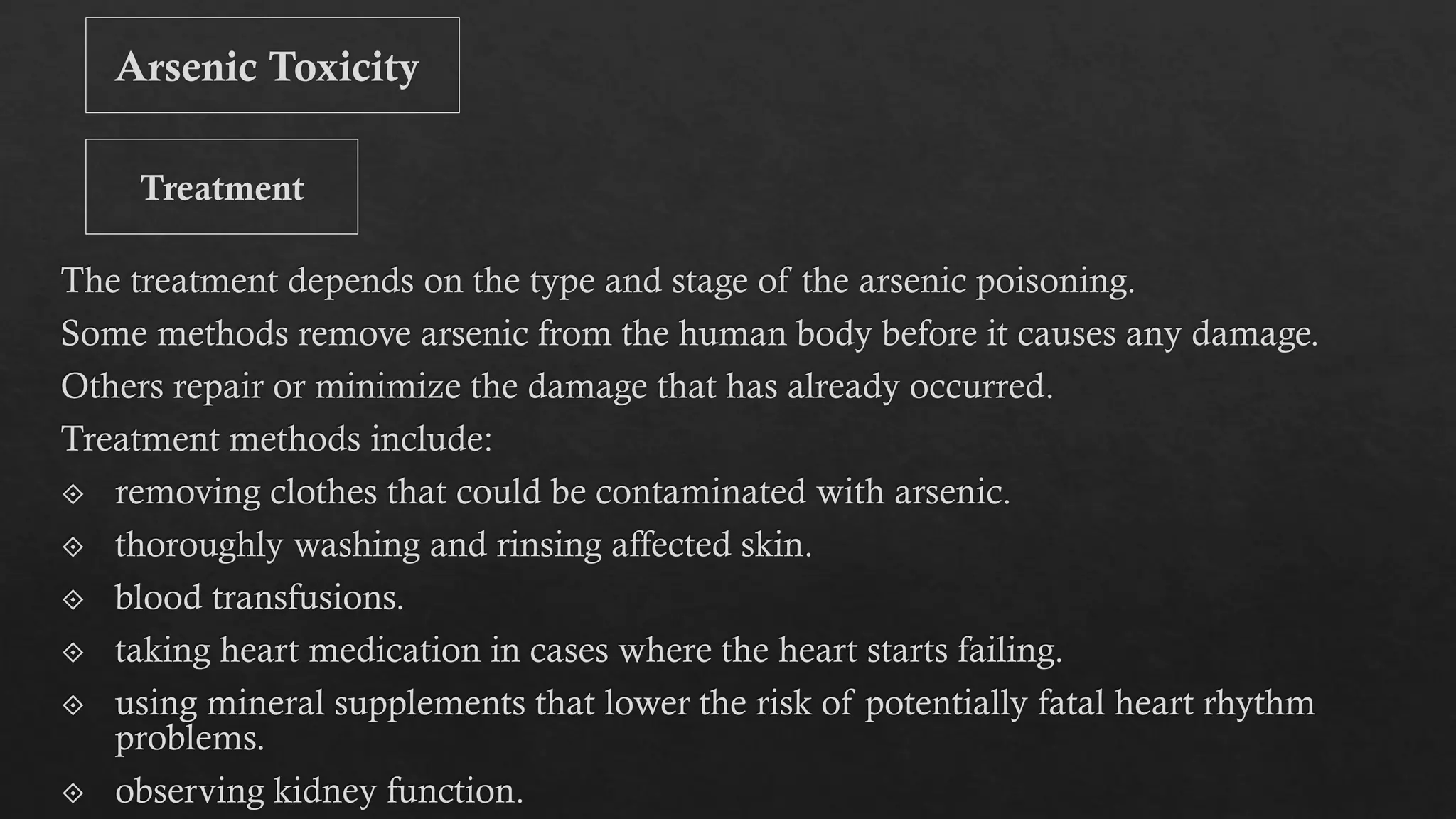 Arsenic toxicity | PDF