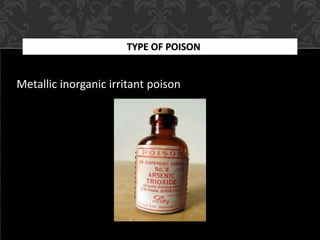Arsenic trioxide poisoning | PPT