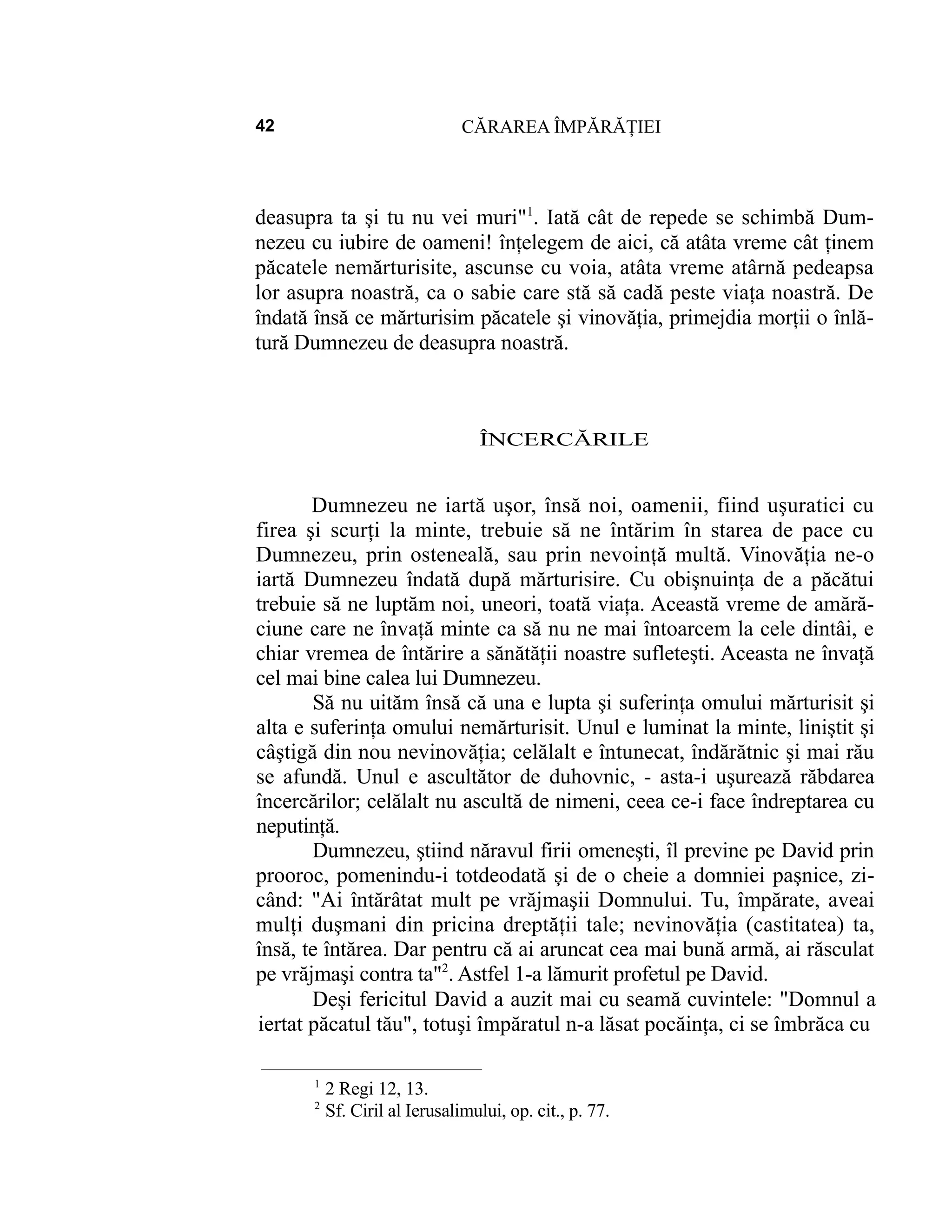 (Arsenie boca) cararea imparatiei(1) | PDF