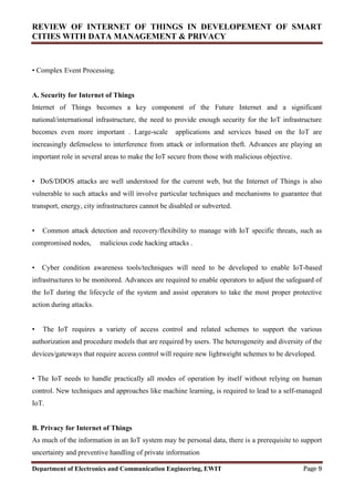 smart city data management | PDF