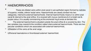 Detail study of Arsha Haemorrhoids according to ayurveda | PPTX