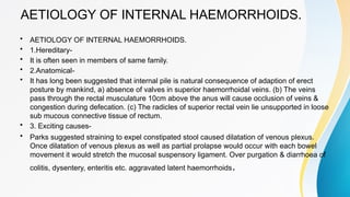 Detail study of Arsha Haemorrhoids according to ayurveda | PPTX