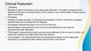 Detail study of Arsha Haemorrhoids according to ayurveda | PPTX