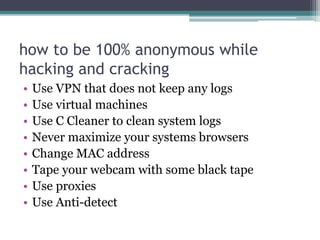 Ethical hacking | PPT