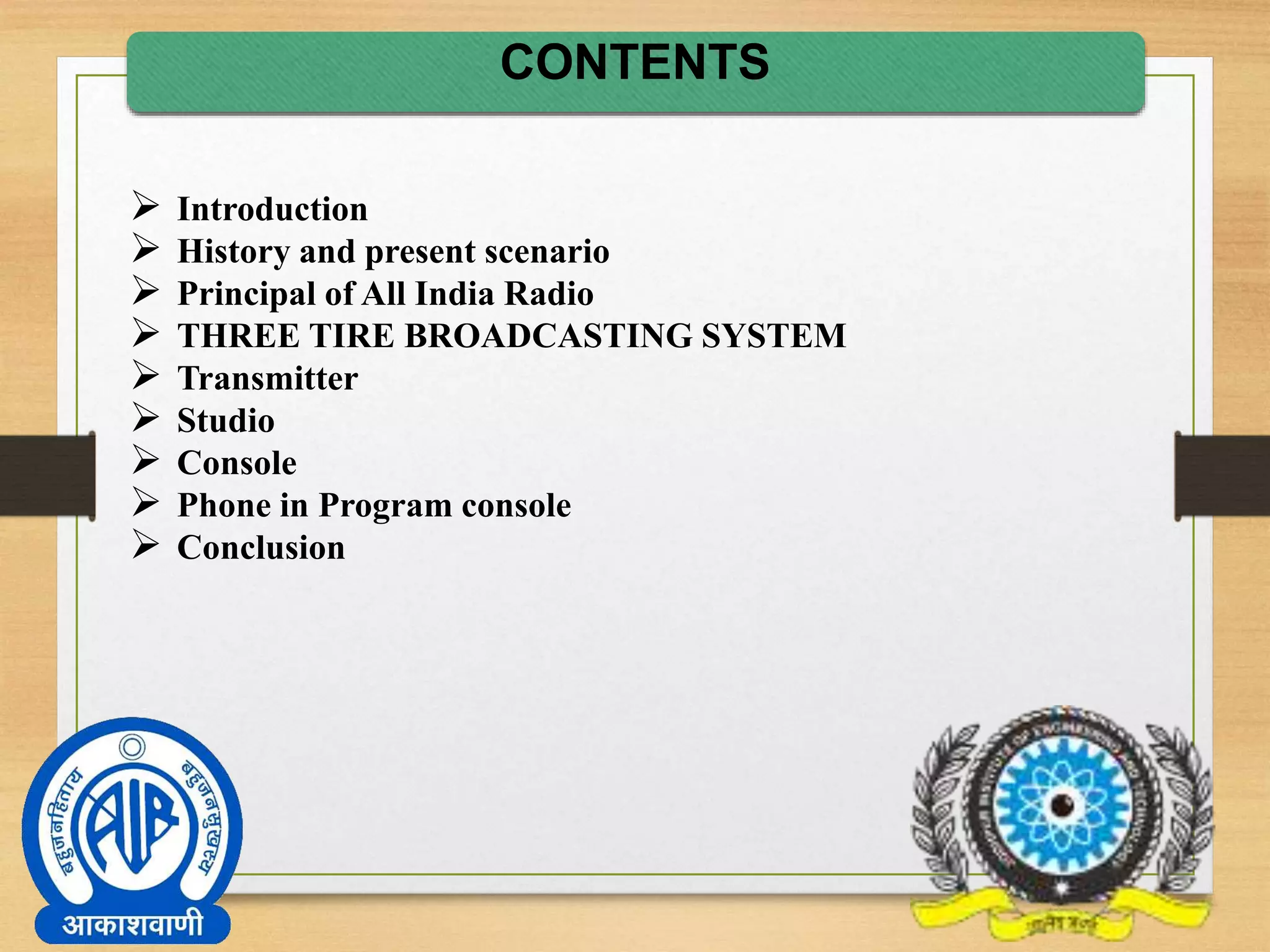 Arshad all india radio PPT | PPT