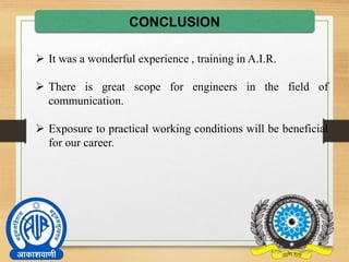 Arshad all india radio PPT | PPTX | Technology & Computing