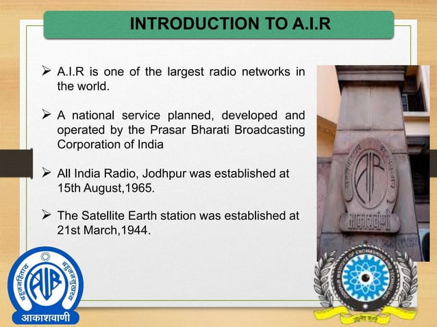 Arshad all india radio PPT | PPT