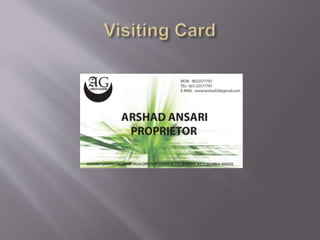 Arshad Ansari | PPTX