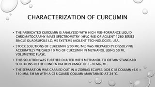 Extraction, isolation,characterization and uses of curcumin | PPTX