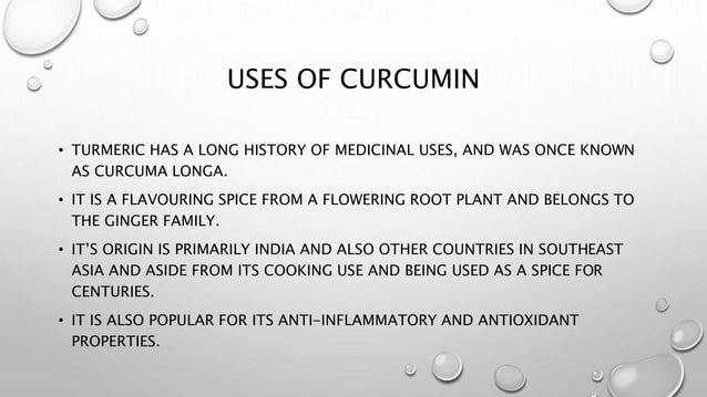 Extraction, isolation,characterization and uses of curcumin | PPTX