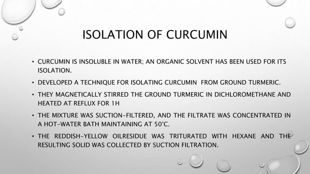 Curcumin Extraction Process Flow Diagram The Flow Diagram Of