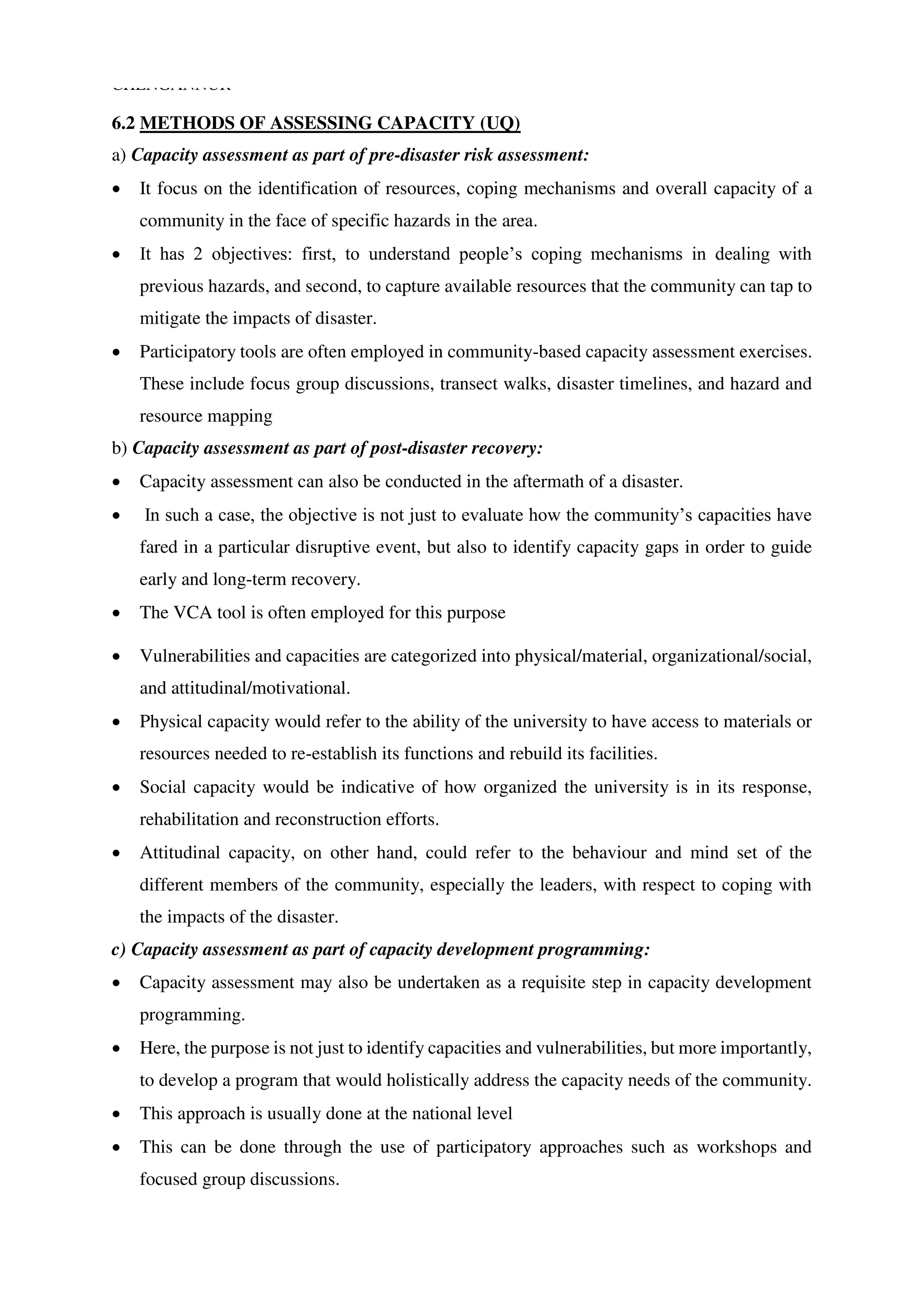 Participatory stakeholder engagement; Disaster communication ...