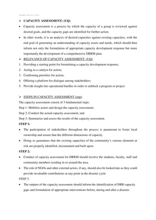 Participatory stakeholder engagement; Disaster communication ...