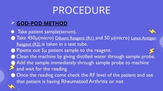 Rheumatoid arthritis RA Factor biochemistry .pptx