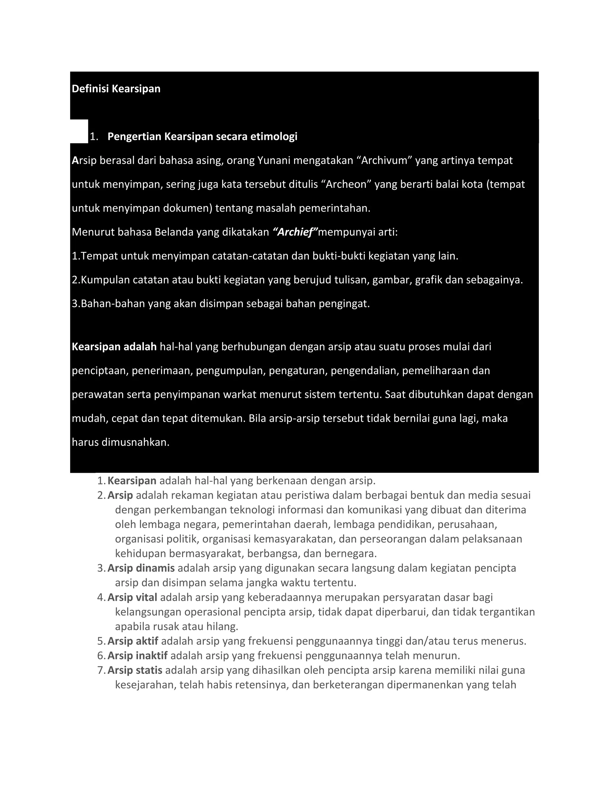 Arsip | DOCX