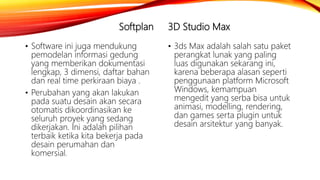 Software yang Diunakan Arsitek | PPTX