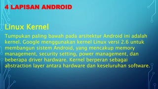 Arsitektur android | PPT