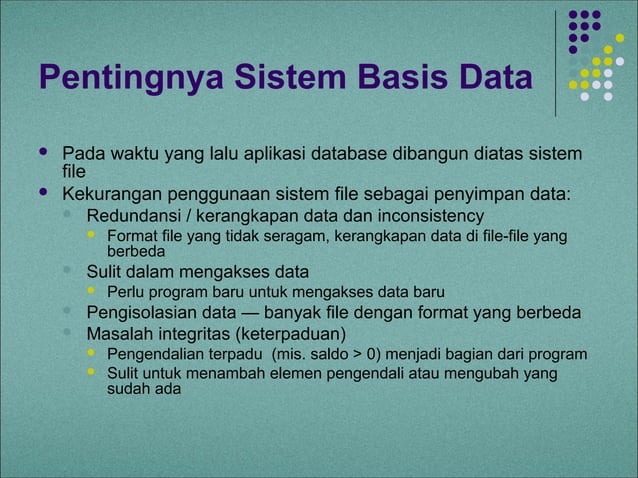 Arsitektur basis data | PPT