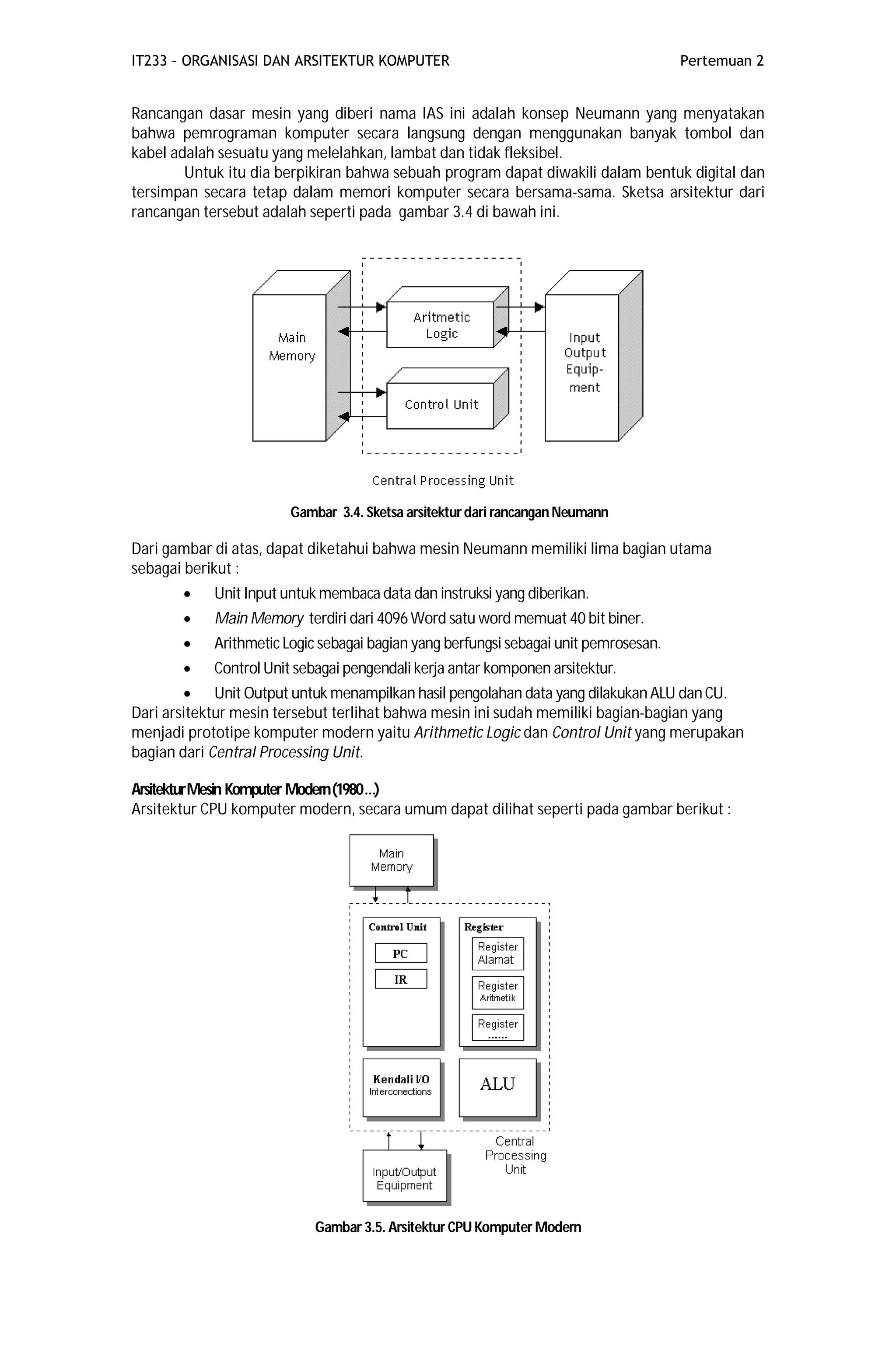 Arsitektur cpu | PDF