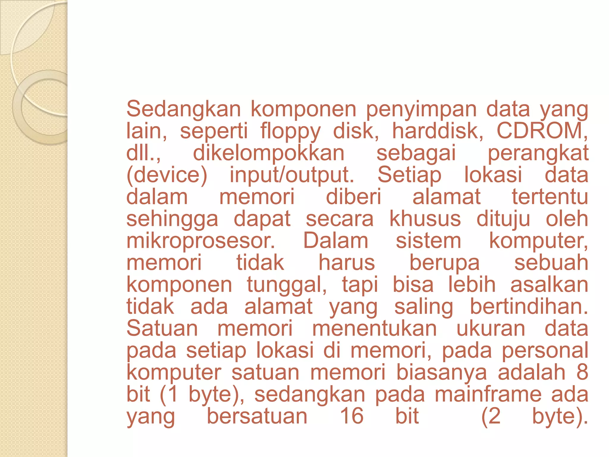 Arsitektur dasar komputer | PPT