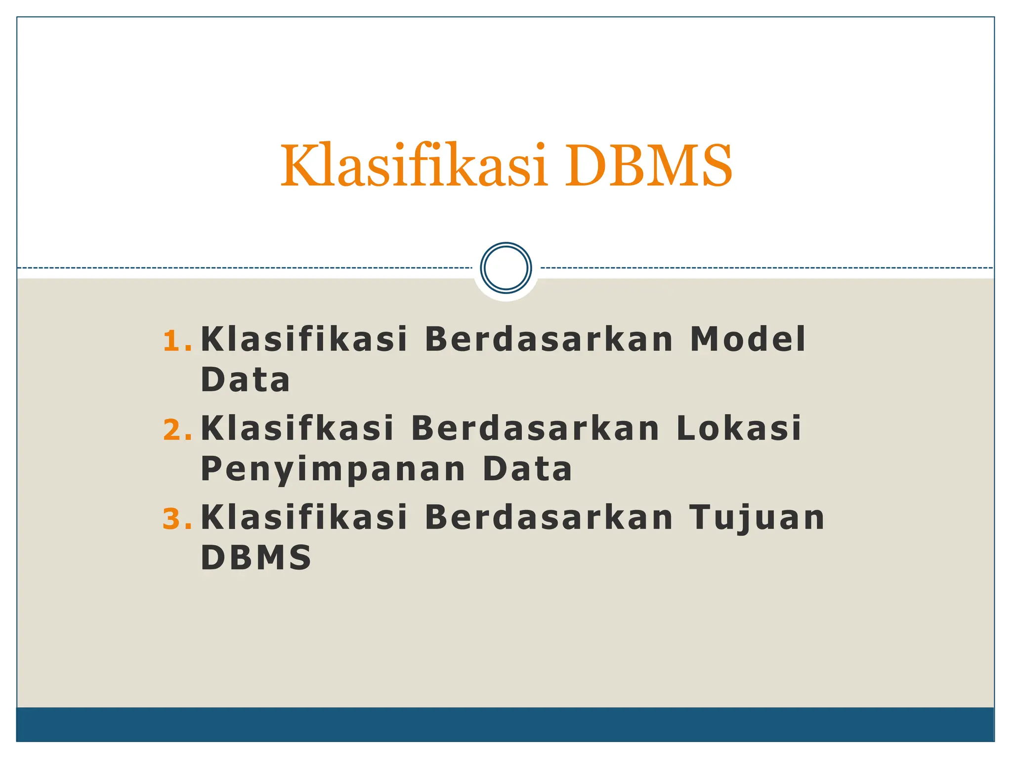 ARSITEKTUR DBMS DENGAN TEMA YANG MENARIK | PPT