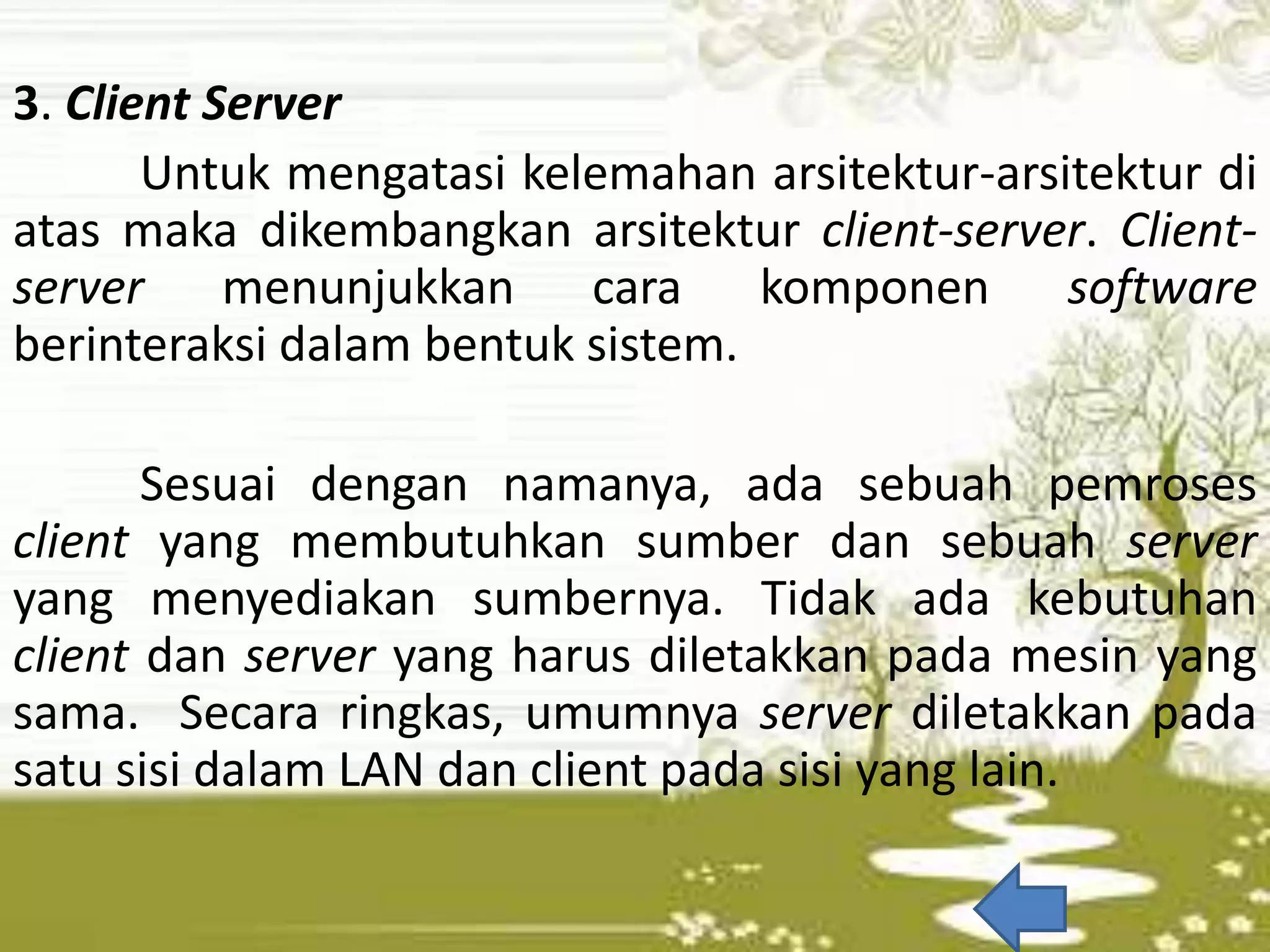 Arsitektur dbms multiuser | PPTX