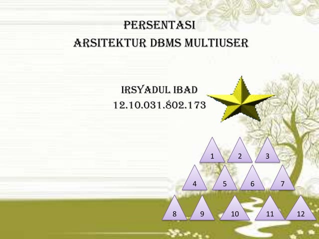 Arsitektur dbms multiuser | PPTX