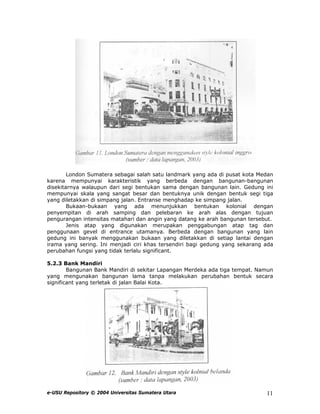 Arsitektur disekitar lapangan merdeka medan wahyu | PDF