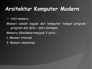 Arsitektur komputer | PPT